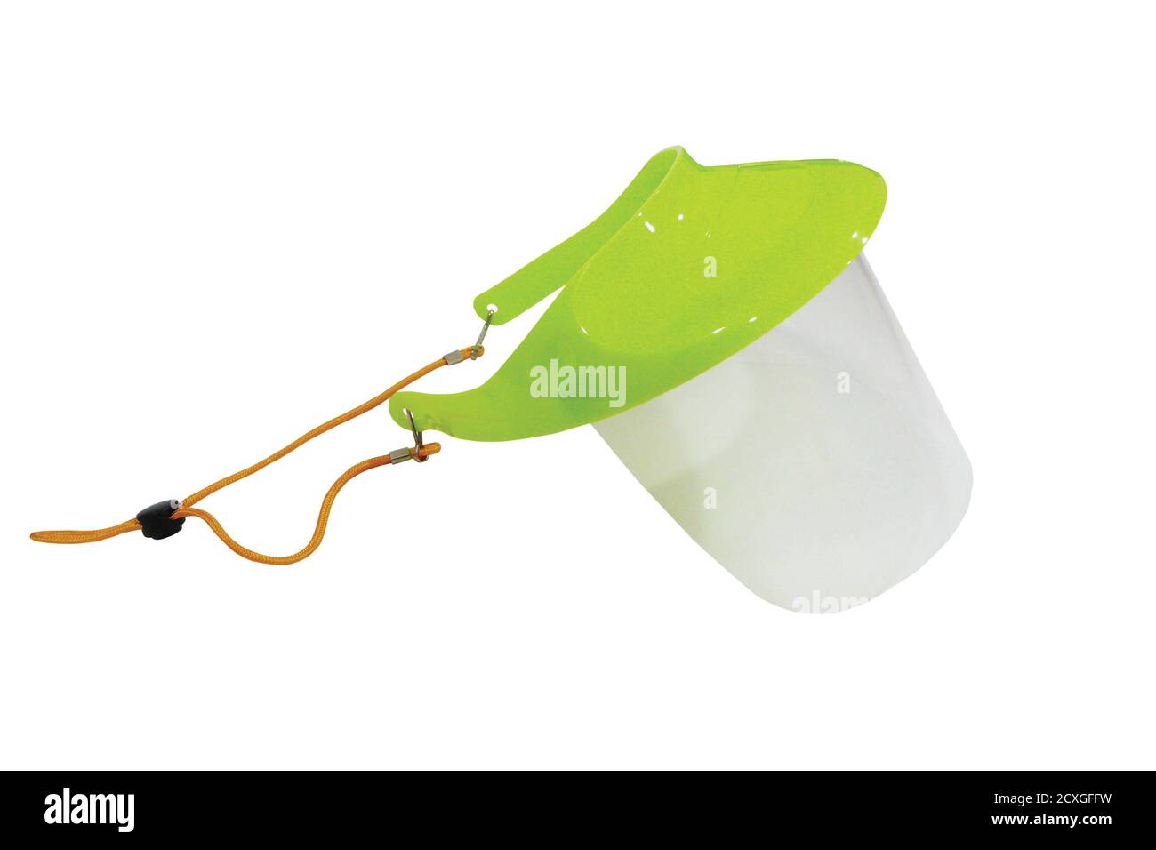 Translucent safety face shield Stock Photo - Alamy