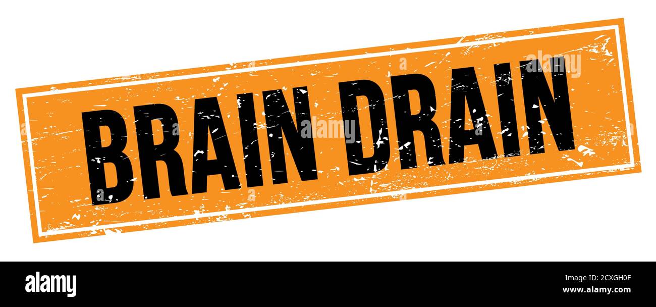 Brain drain stamp hi-res stock photography and images - Alamy