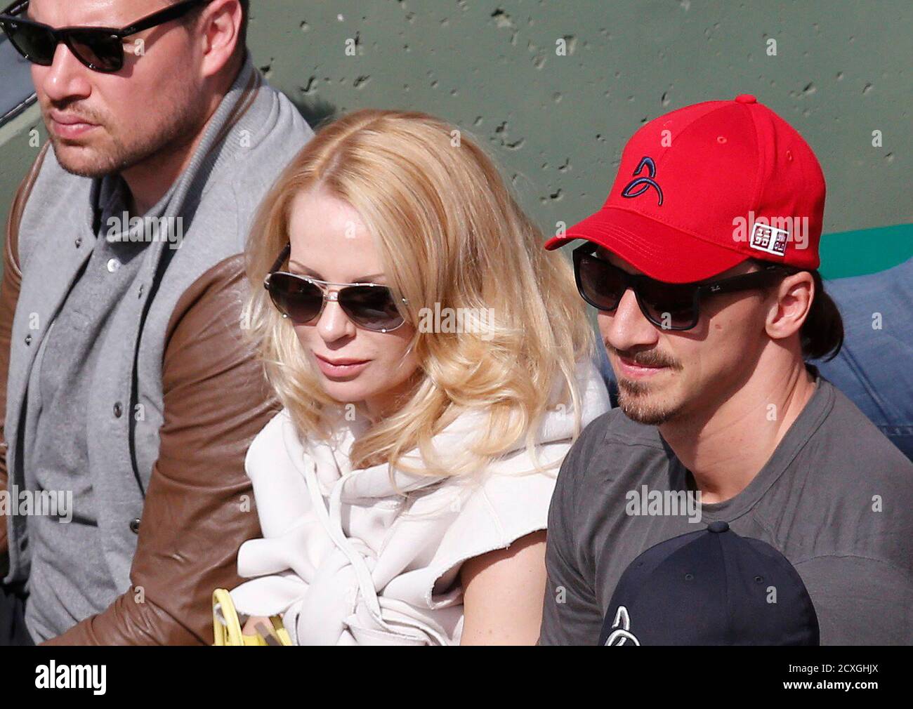 Zlatan Ibrahimovic And Helena Seger High Resolution Stock Photography ...