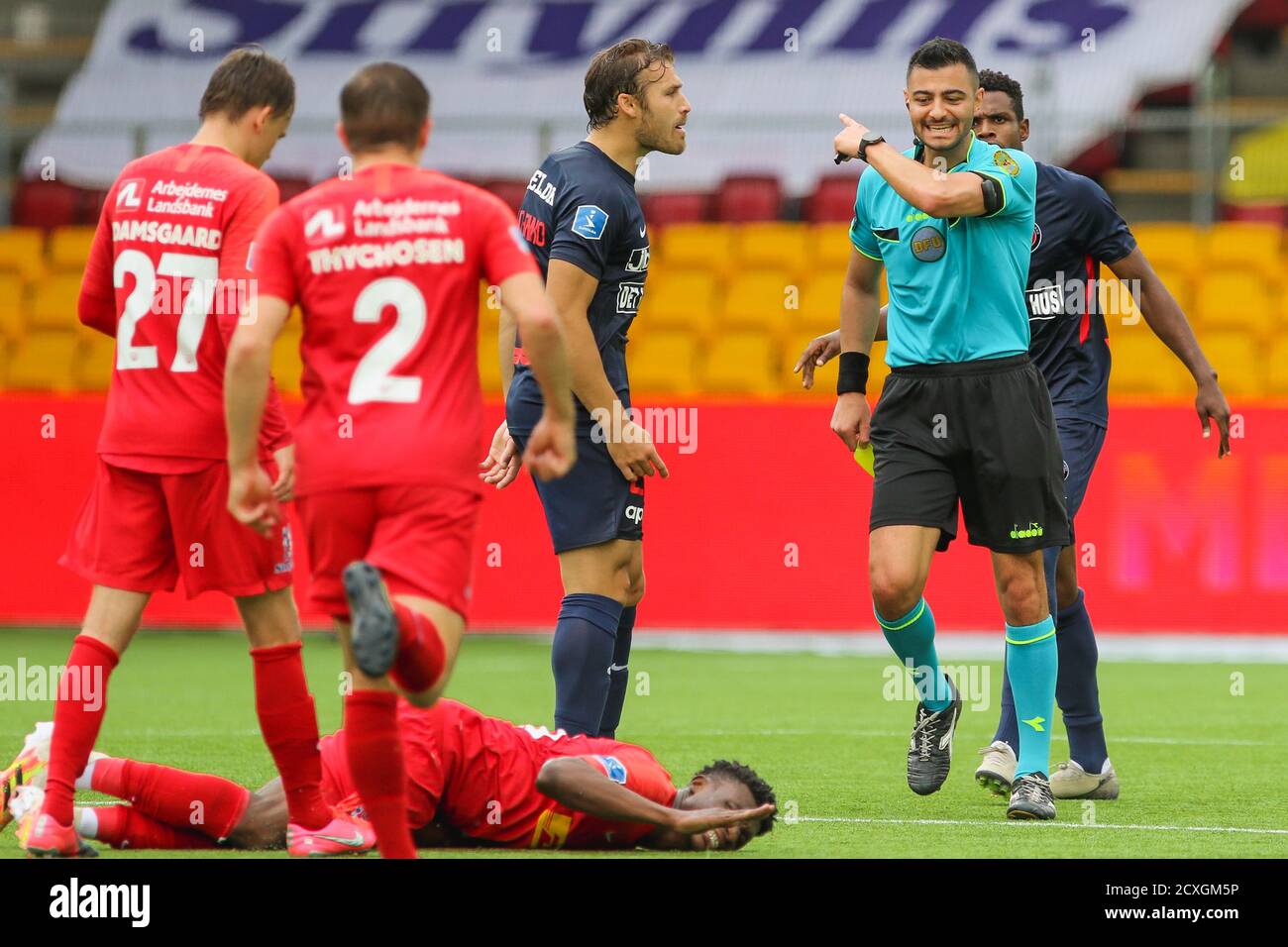 Football Referee Talking Player High Resolution Stock Photography and ...
