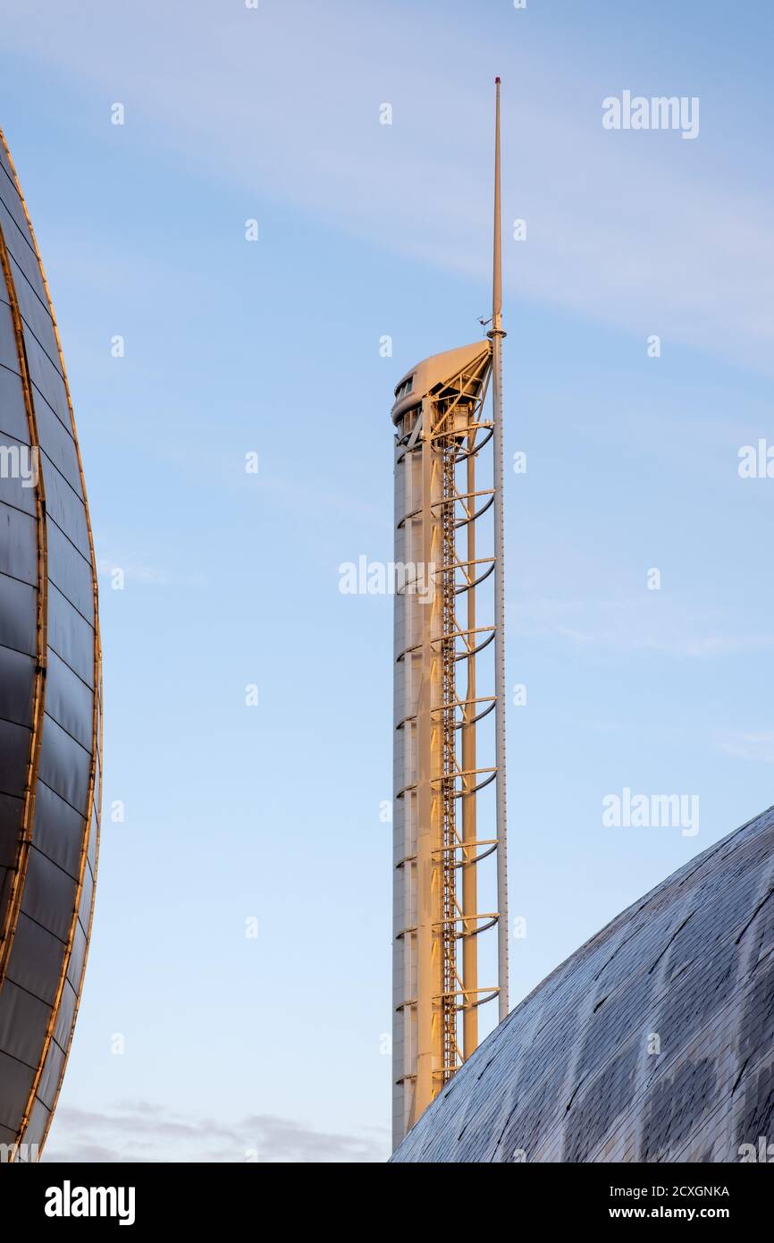 Glasgow Tower & Science Centre, City of Glasgow, Scotland, UK Stock ...