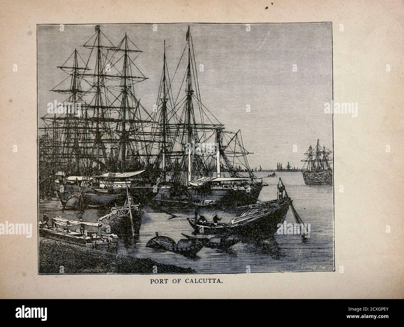 Calcutta india 19th century hi-res stock photography and images - Alamy