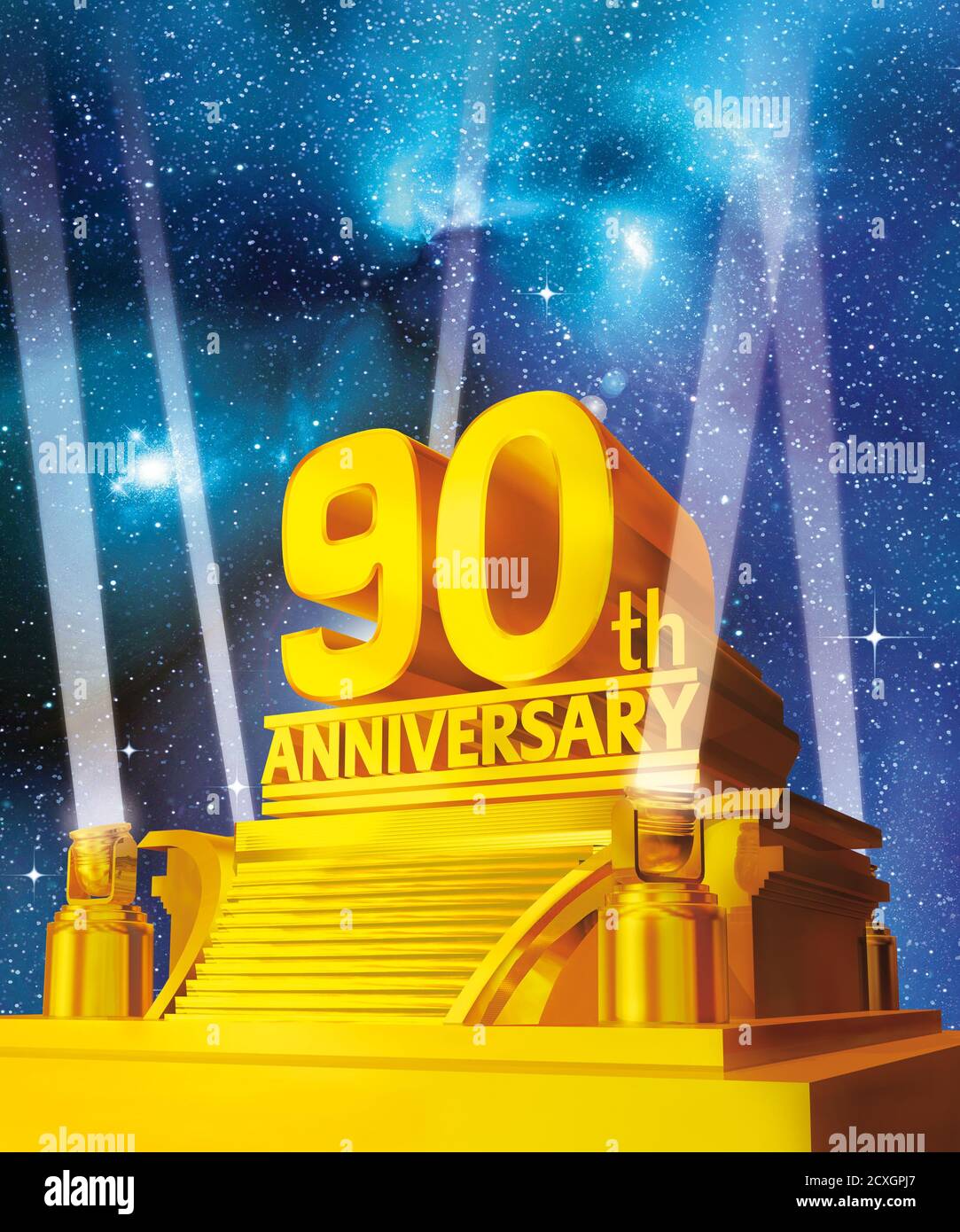 90th birthday card hi-res stock photography and images - Alamy
