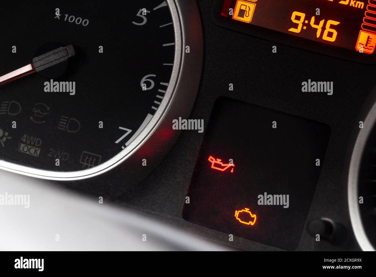 Instrument panel lit up hi-res stock photography and images - Alamy