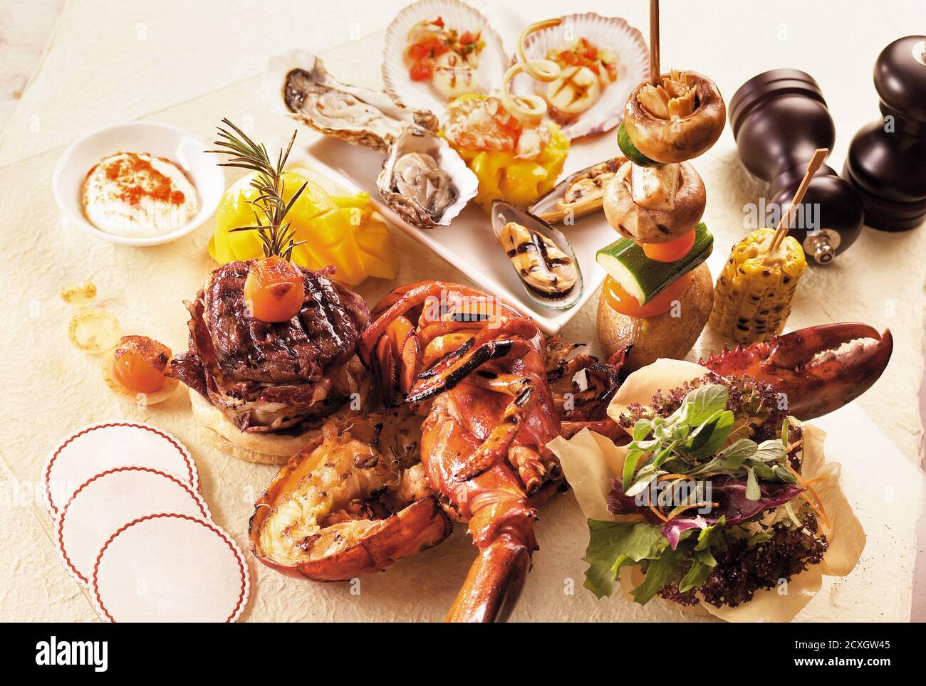 Grilled Mixed Seafood