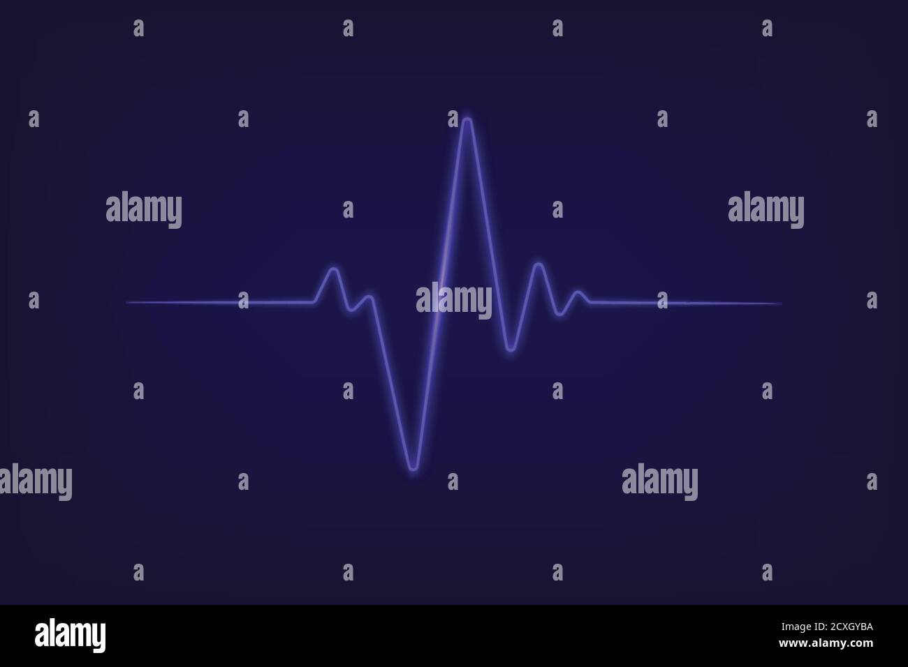 Heartbeat neon light effect. Ecg heart pulse Template for your design ...