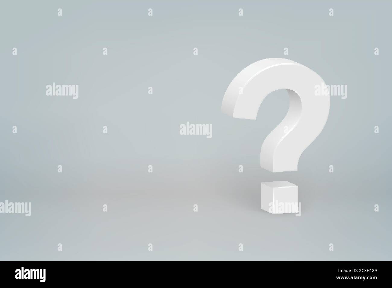 3d question mark symbol on scene background Template for your design ...