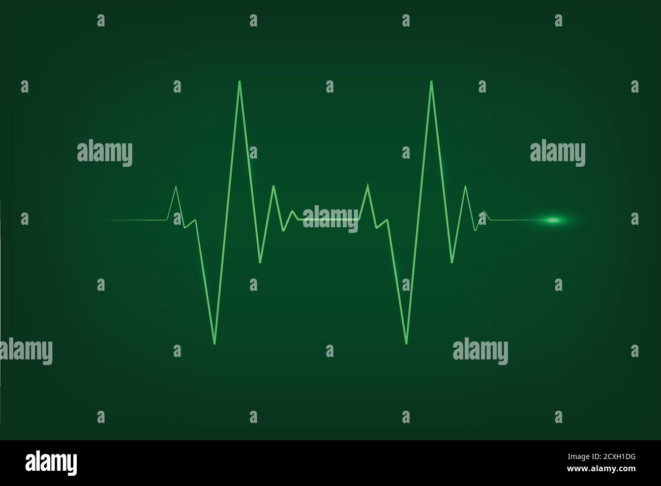 Heartbeat neon light effect. Ecg heart pulse Template for your design ...