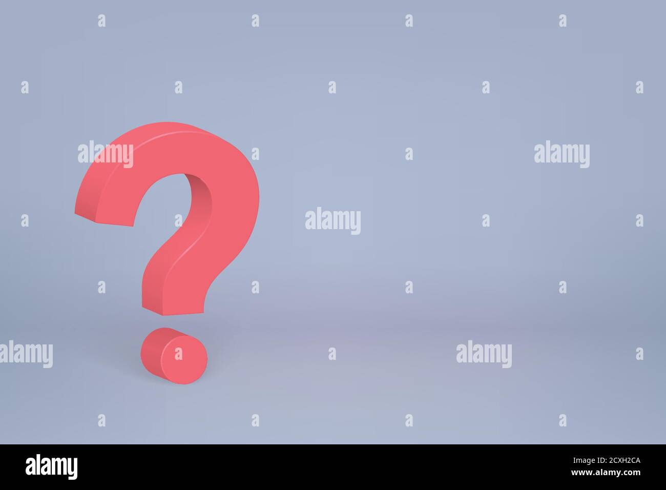 3d question mark symbol on scene background Template for your design ...