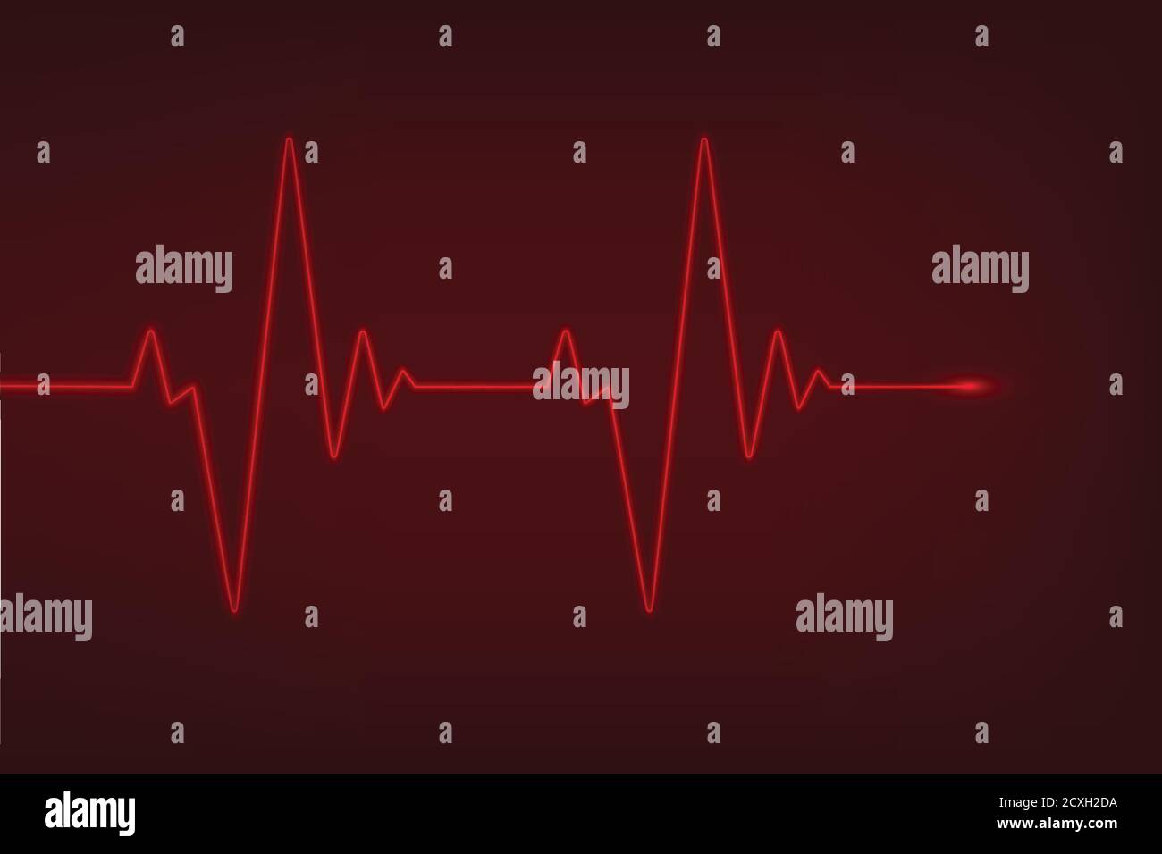 Heartbeat neon light effect. Ecg heart pulse Template for your design ...