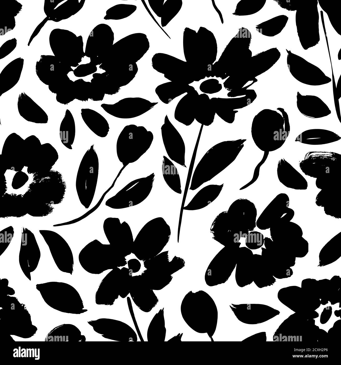Flower pattern vector hi-res stock photography and images - Alamy