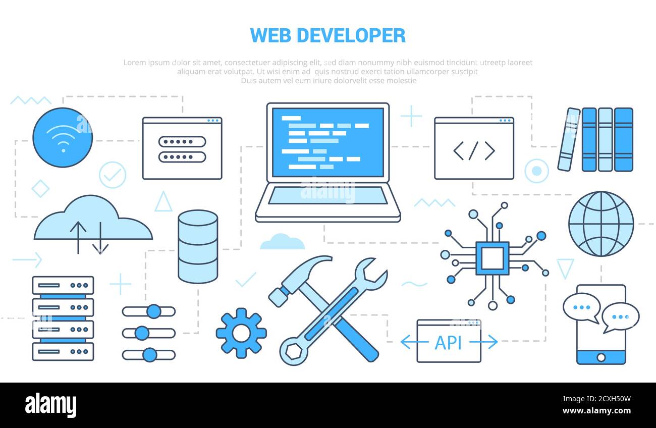 Template coding programming theme hi-res stock photography and images ...