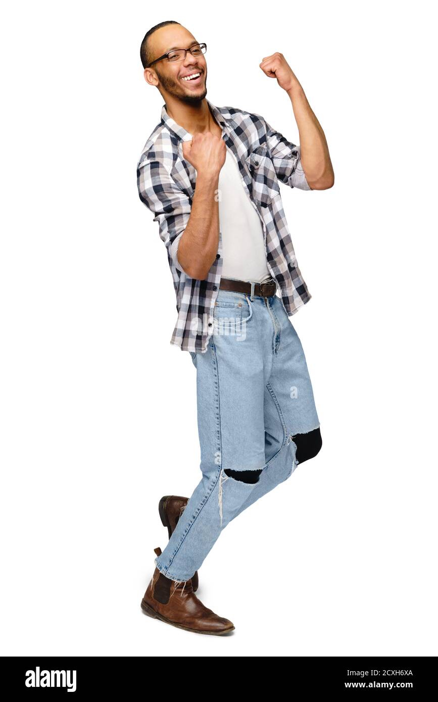 African american fun expressions Cut Out Stock Images & Pictures - Alamy