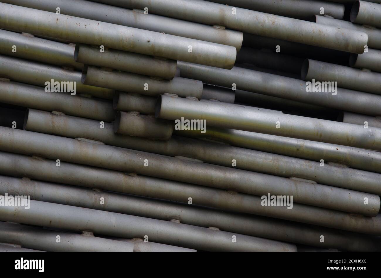 Texture of Dark Metal Pipe Stock Photo - Alamy