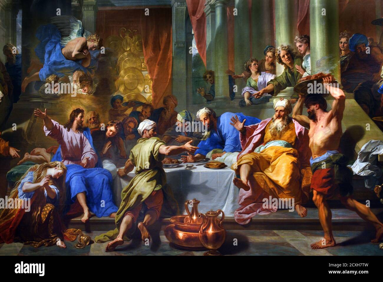 Christ at Supper with Simon the Pharisee 1706 Jean Baptiste Jouvenet ...