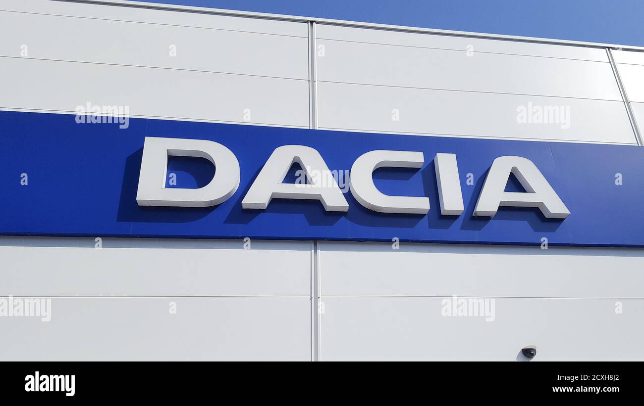 Bordeaux , Aquitaine / France - 09 25 2020 : Dacia sign logo front of ...