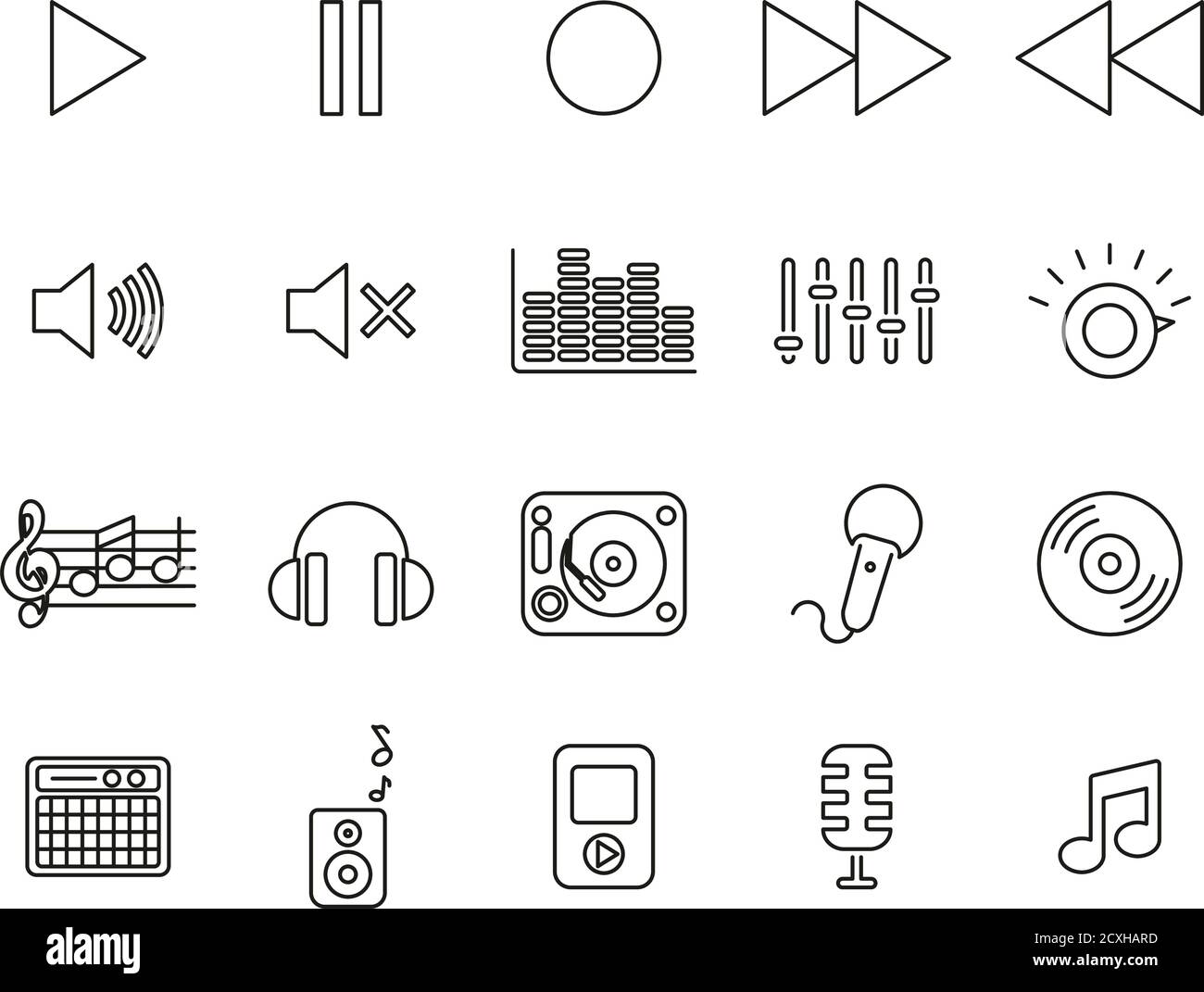 Big speaker sound isolated icon Stock Vector Images - Alamy
