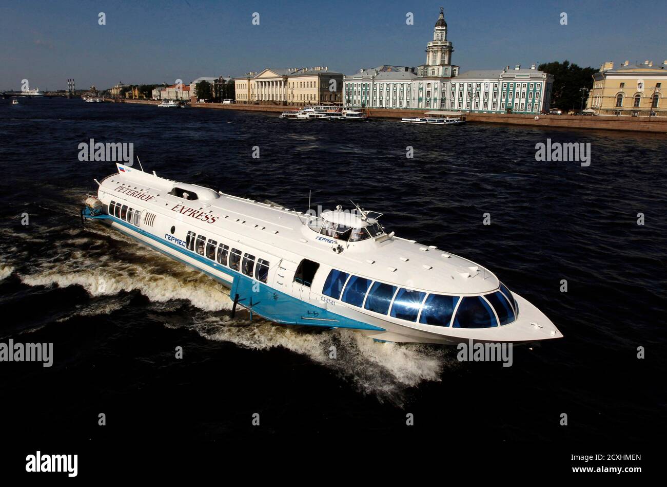 Boat ride on the neva river hi-res stock photography and images - Alamy