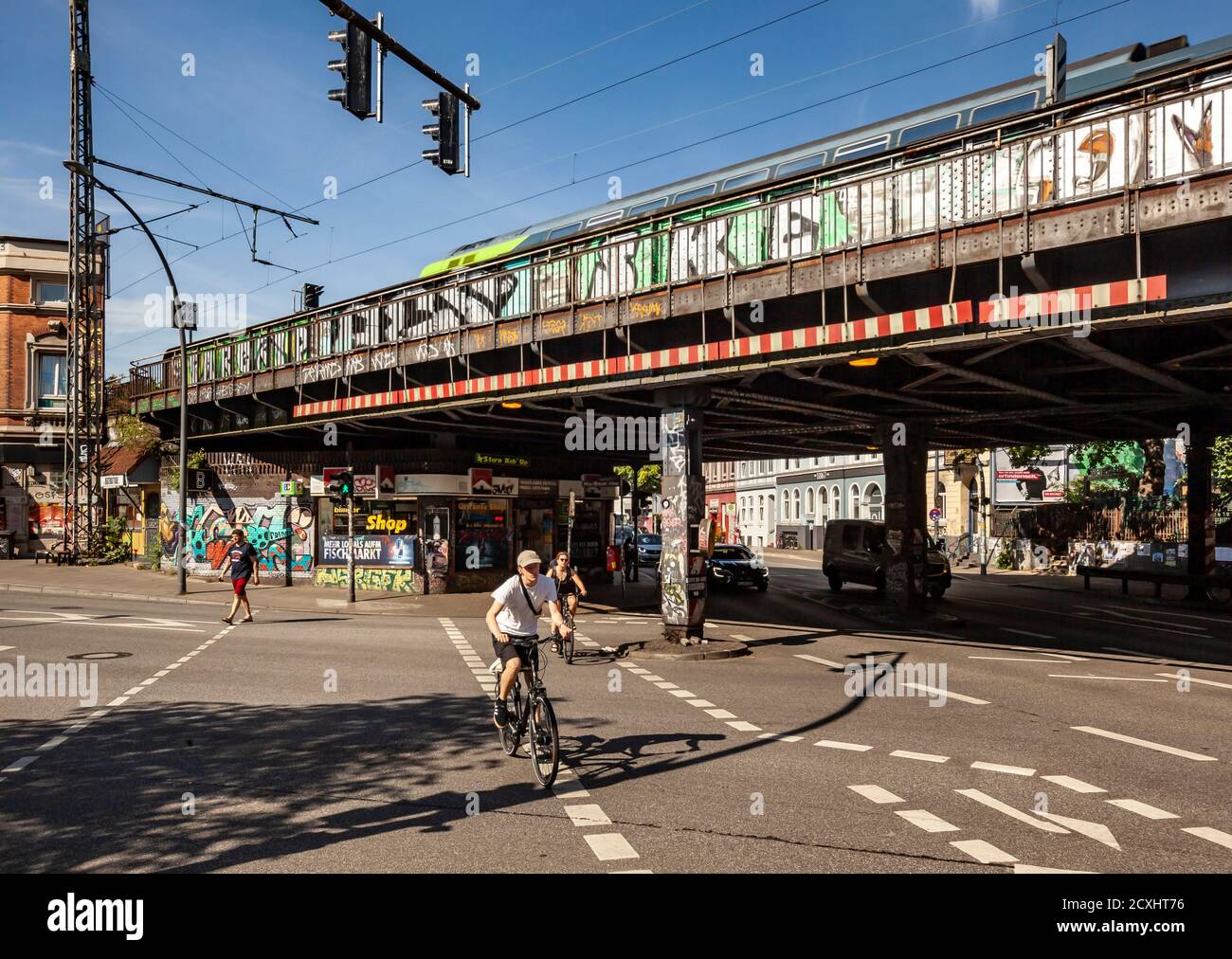 Germany, Hamburg, People in street Stock Photo - Alamy