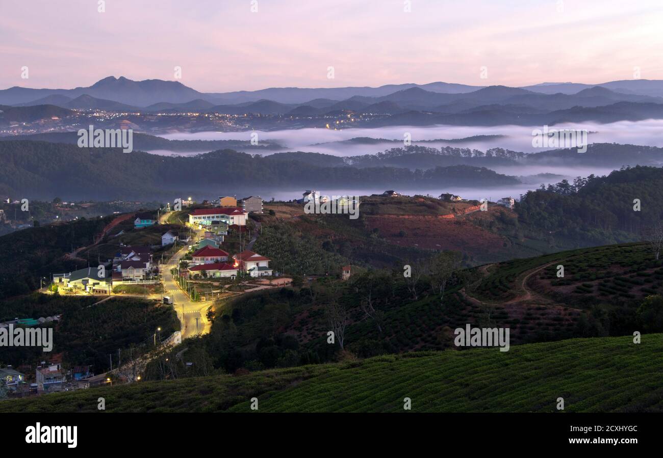 an early Da Lat land bridge Stock Photo - Alamy