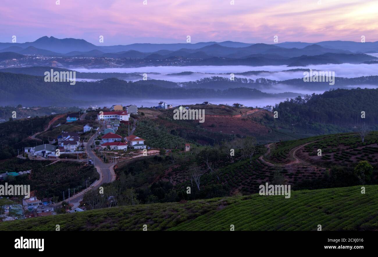 an early Da Lat land bridge Stock Photo - Alamy