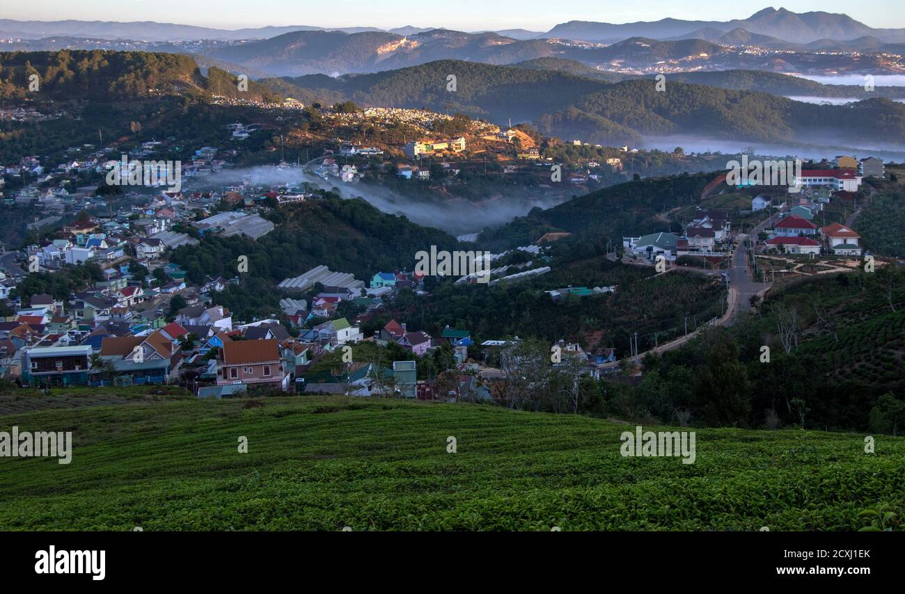 an early Da Lat land bridge Stock Photo - Alamy