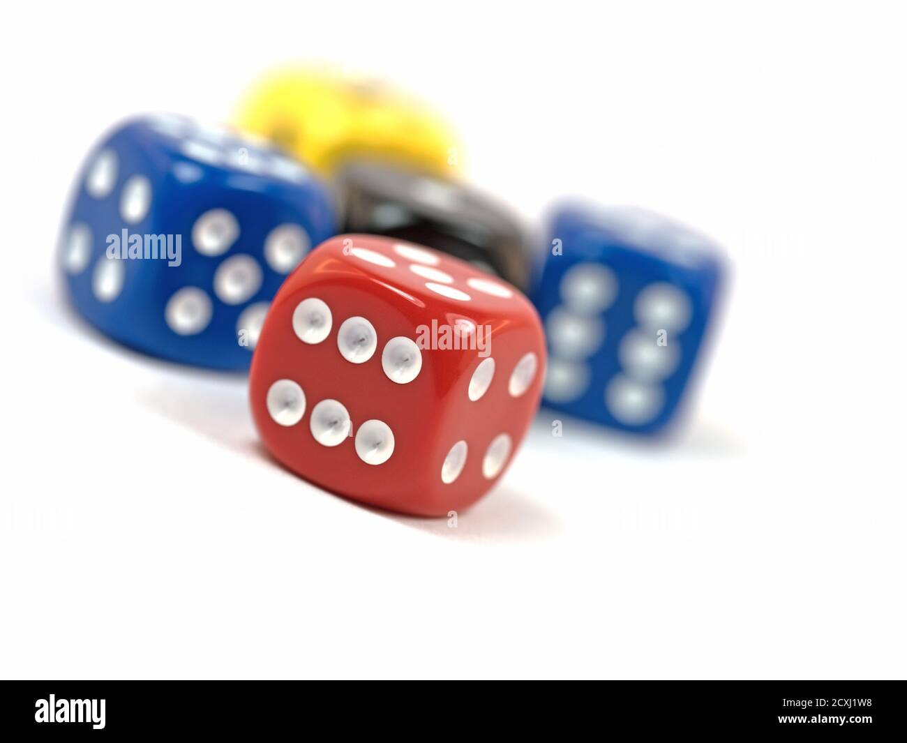 Dice white background hi-res stock photography and images - Alamy