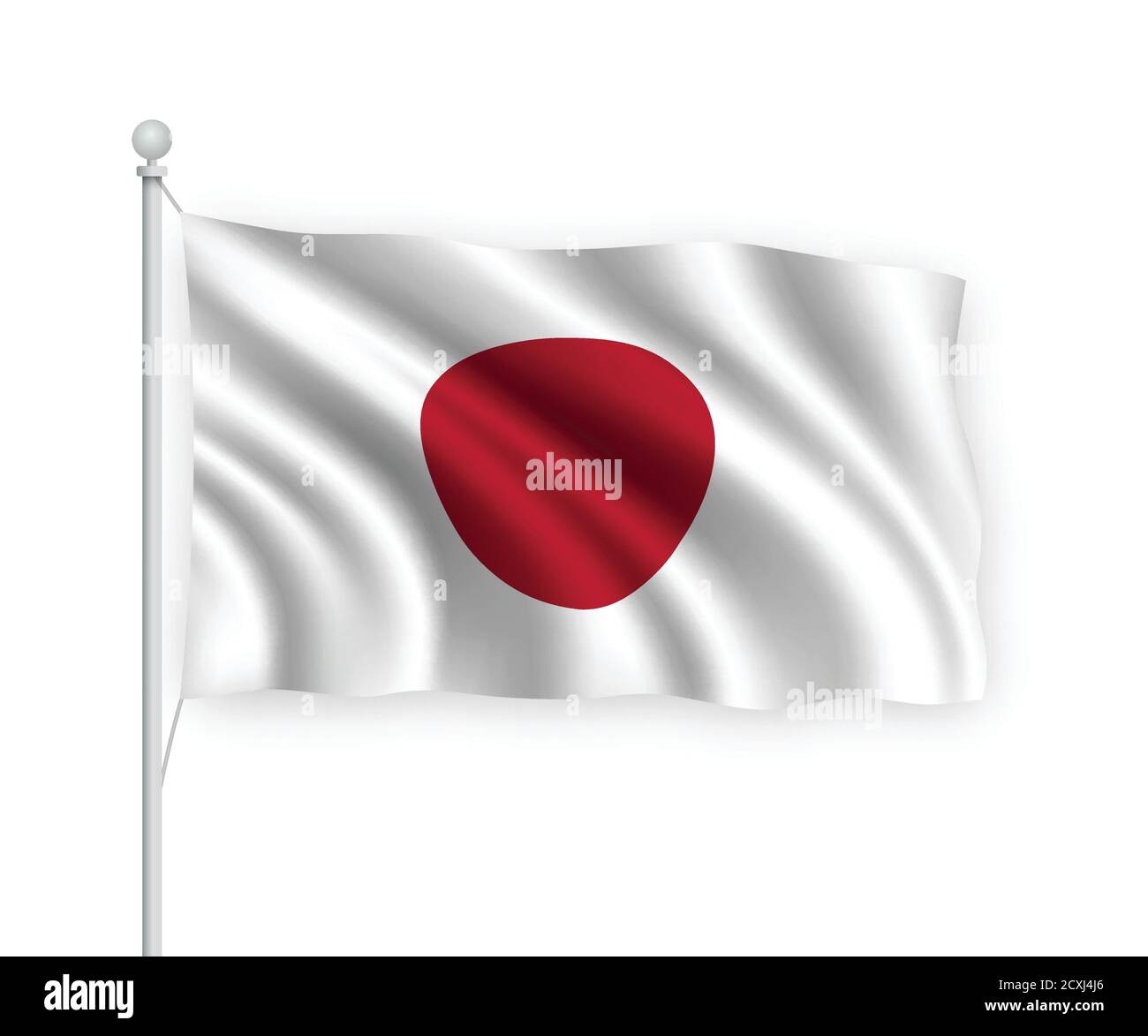Japanese Flag Waving