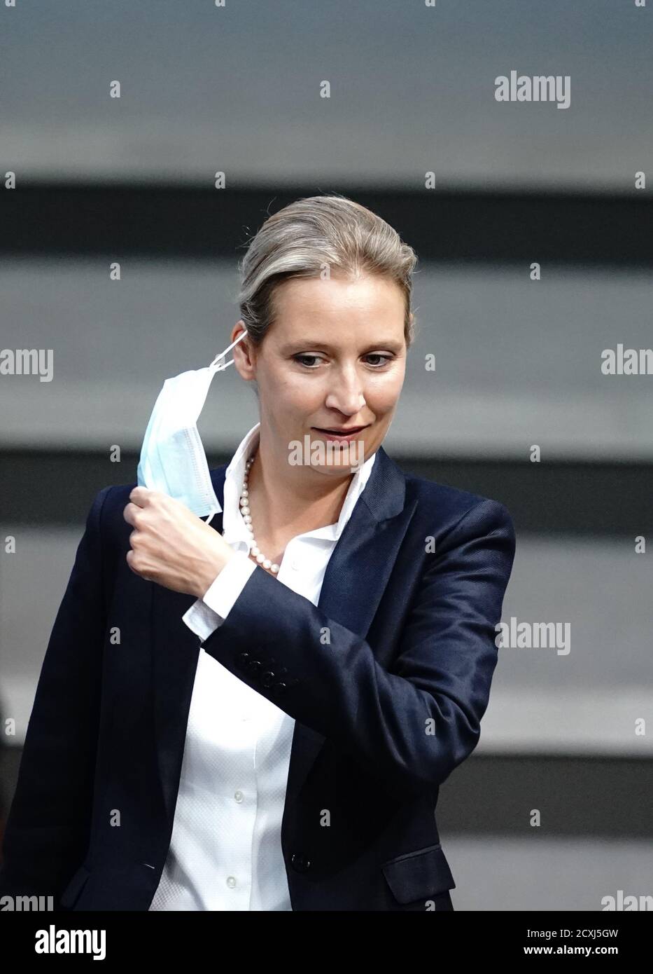 Berlin, Germany. 01st Oct, 2020. Alice Weidel, Co-Chairwoman of the AfD ...