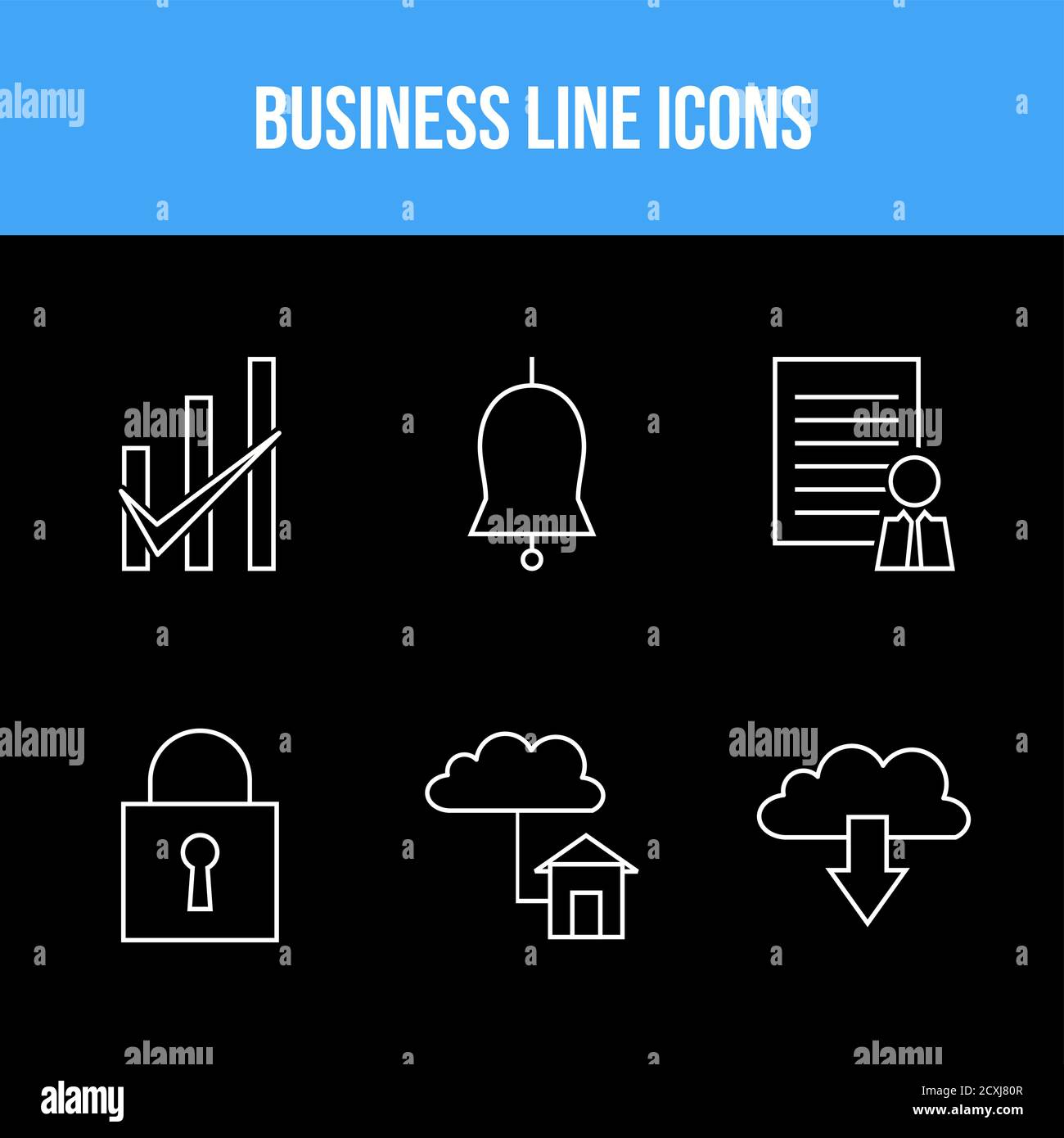 Beautiful Business icons for commercial use Stock Vector Image & Art ...