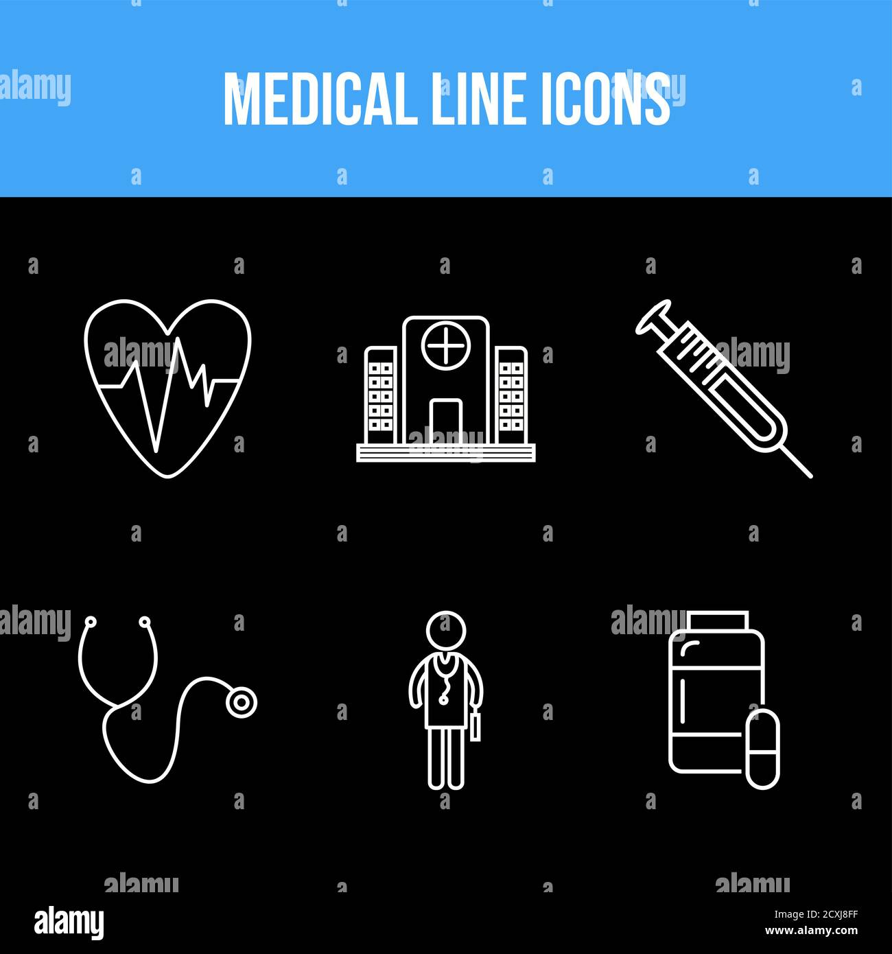 Medical icons for personal and commercial use Stock Vector Image & Art ...