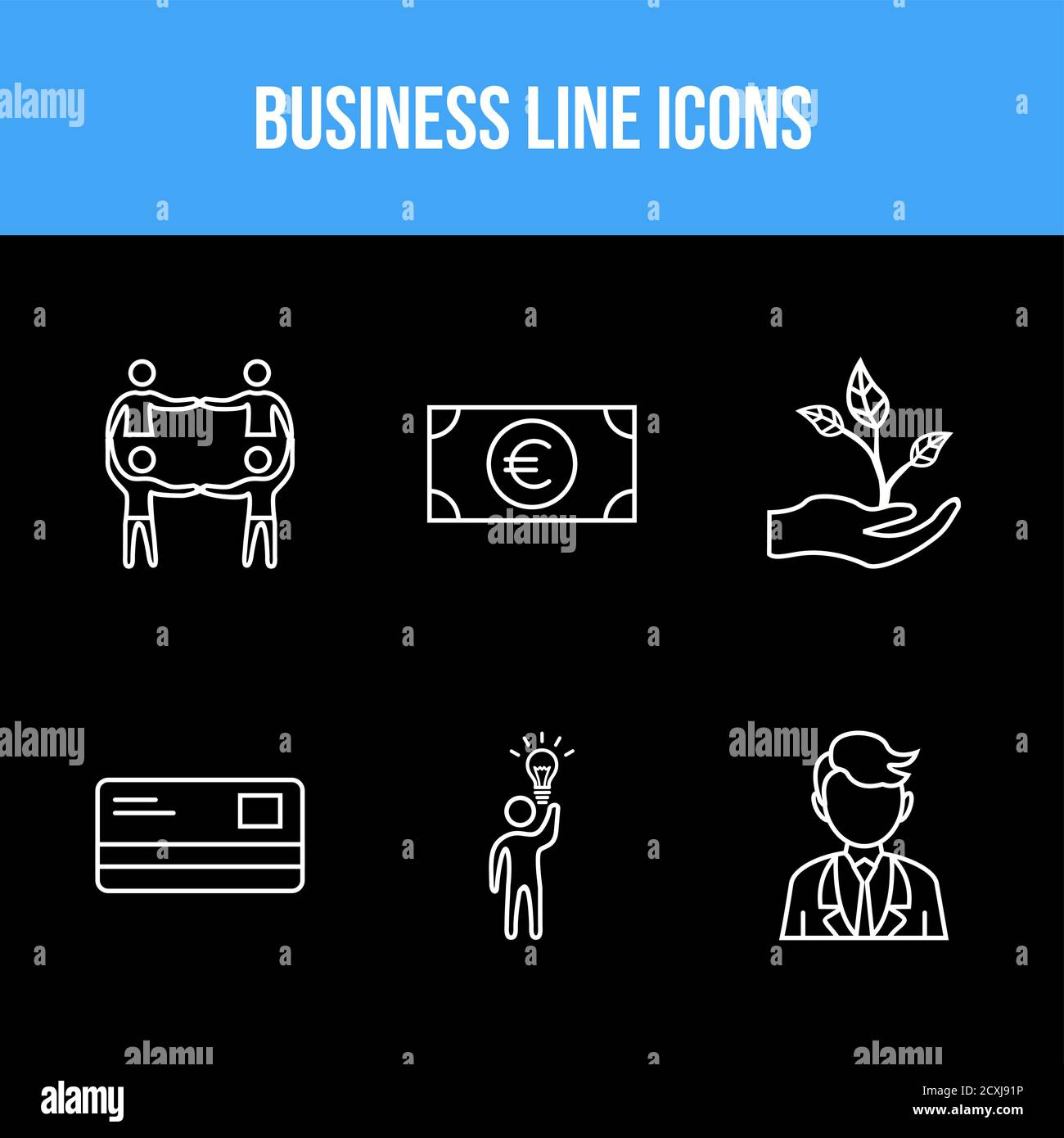 Unique 6 icons for personal and commercial use Stock Vector Image & Art ...