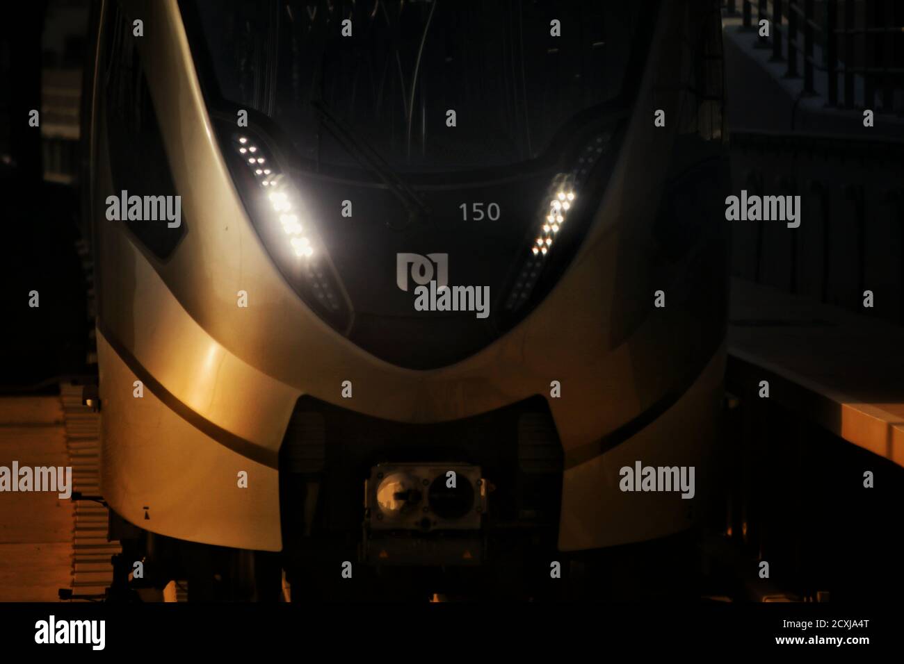 Doha Metro is one of the fastest driverless trains in the world running ...