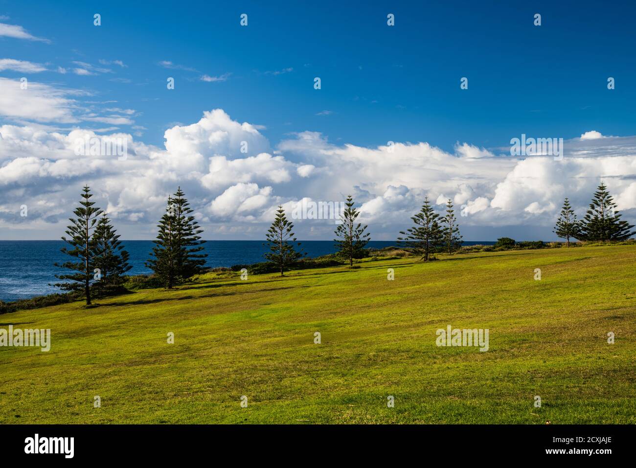 Black Head Reserve coastal look out at Gerroa on the South Coast of NSW ...