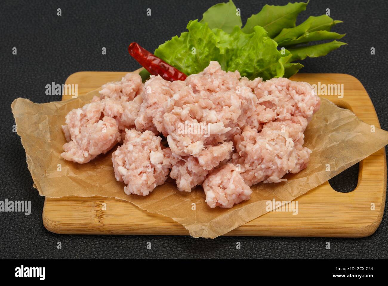 Homemade pork minced meat ready for cooking Stock Photo - Alamy