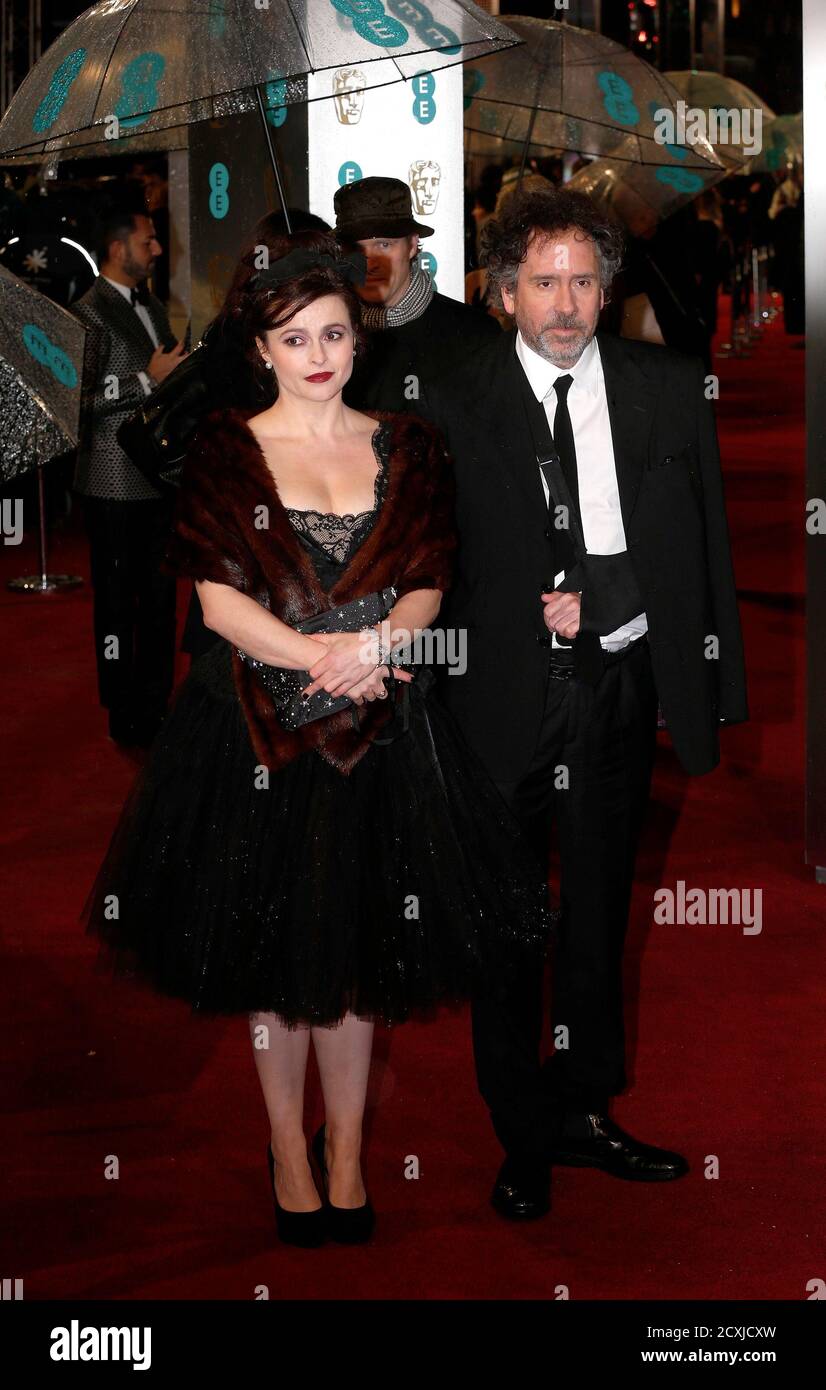 Tim burton and wife helena bonham carter hi-res stock photography and ...