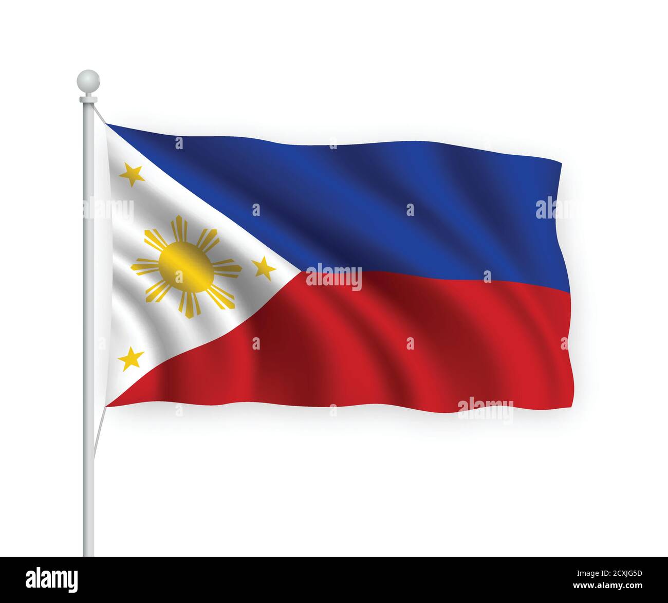 Philippine Flag High Resolution Vertical