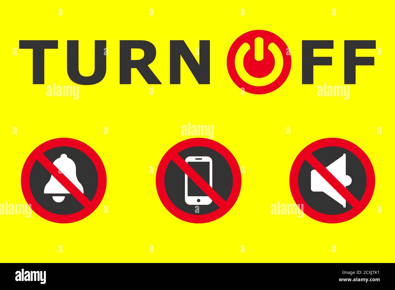 Cell Phone Prohibition Sign High Resolution Stock Photography and ...