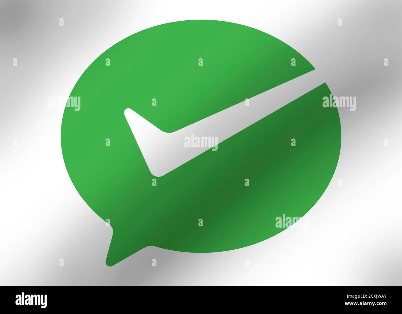 We Chat logo Stock Photo - Alamy