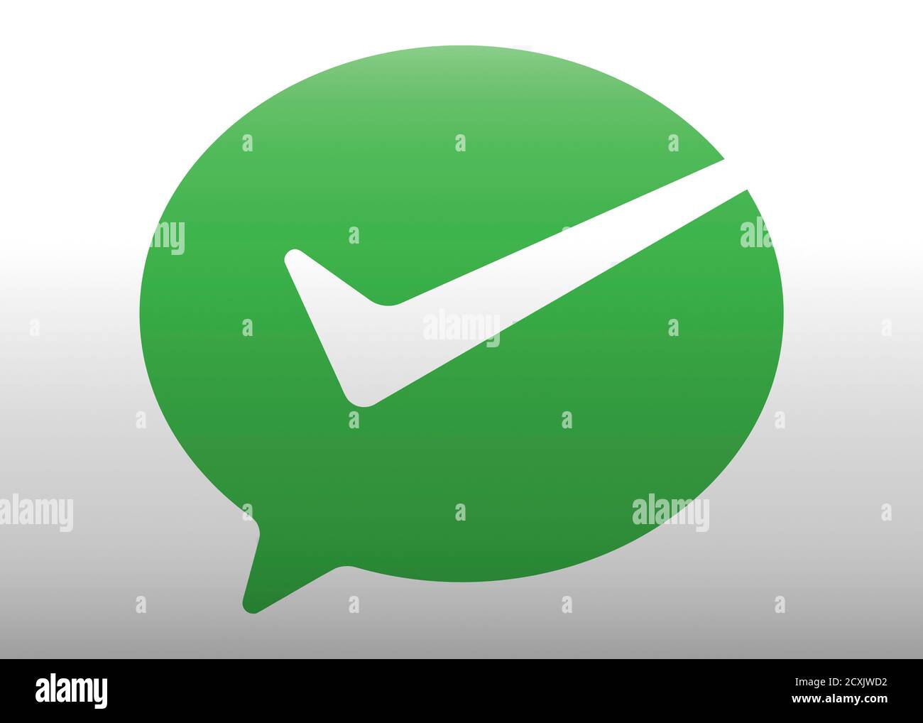 We Chat logo Stock Photo - Alamy