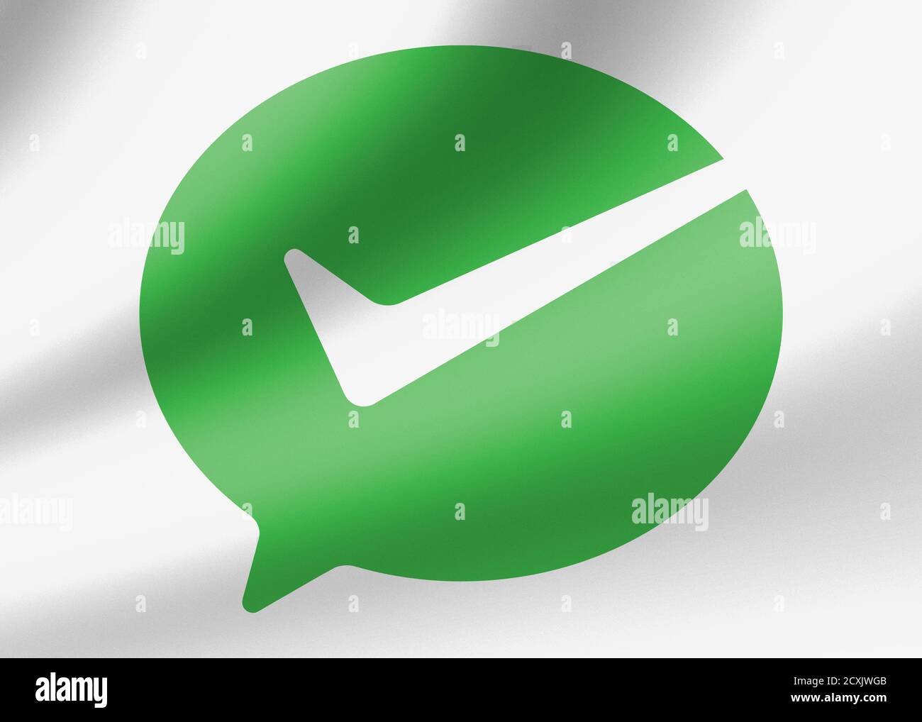 We Chat logo Stock Photo - Alamy