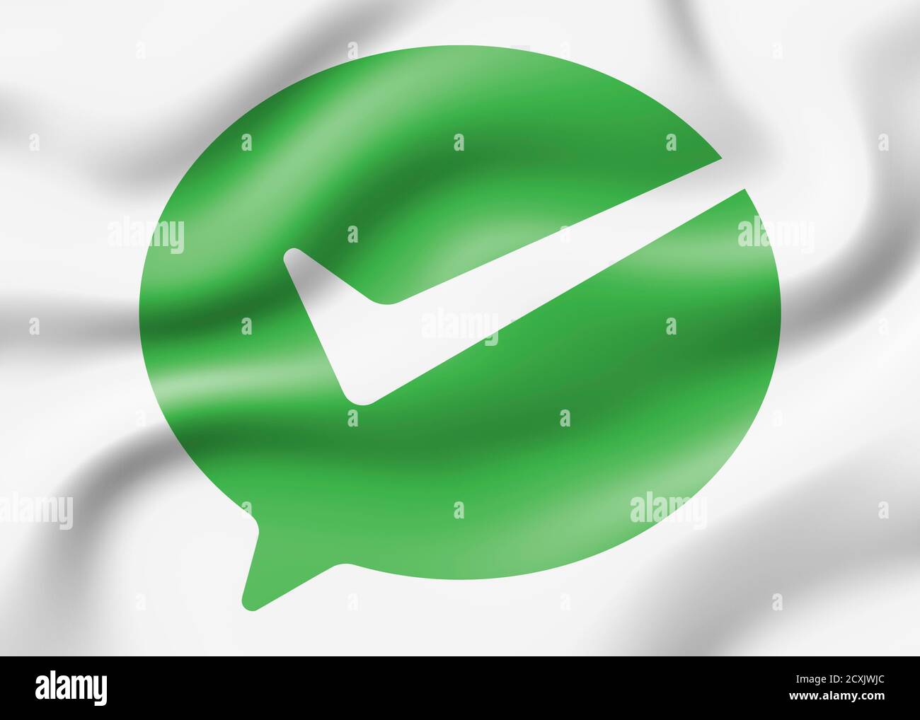 We Chat logo Stock Photo - Alamy