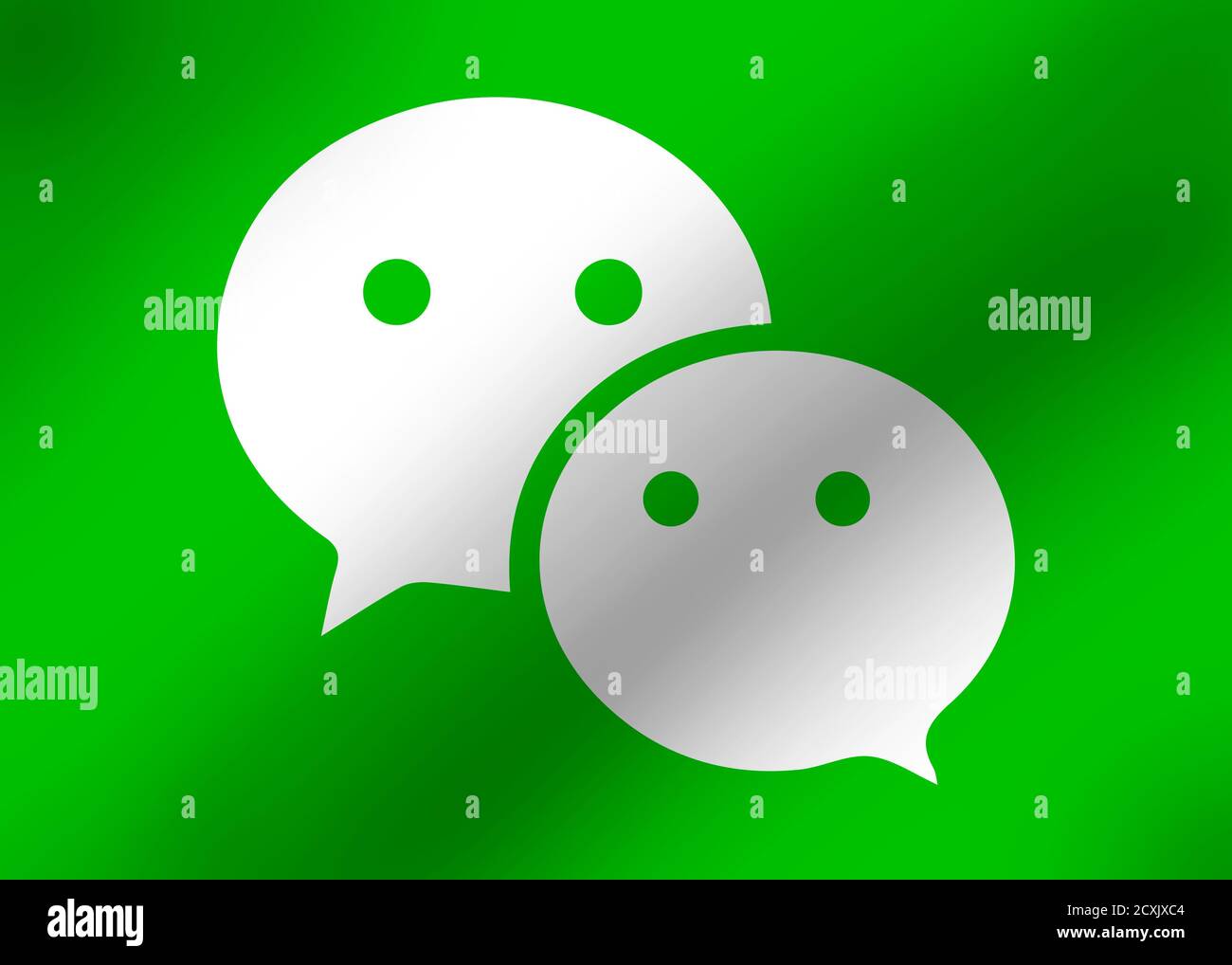 We Chat logo Stock Photo - Alamy