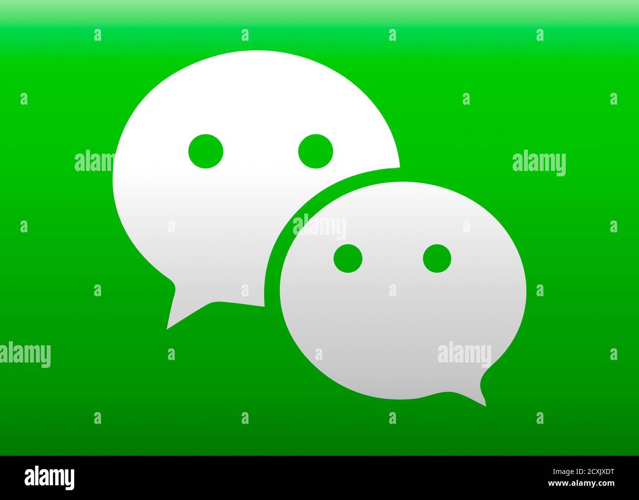 We Chat logo Stock Photo - Alamy