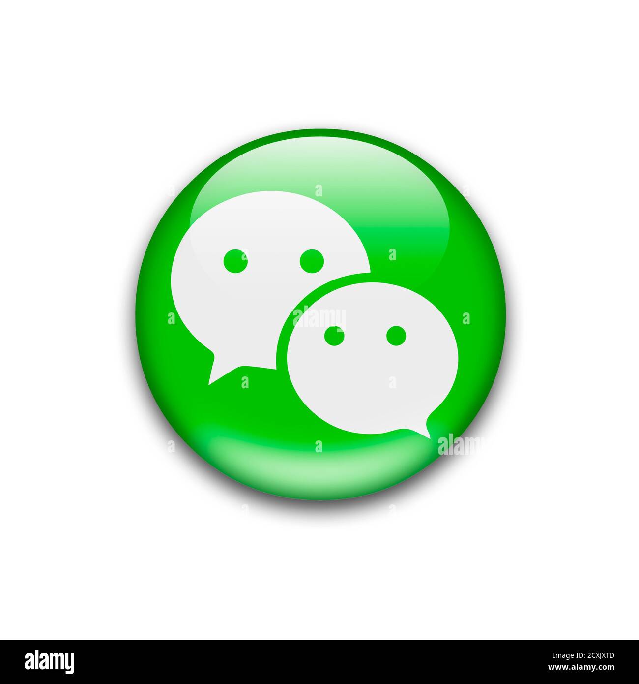 We Chat logo Stock Photo - Alamy