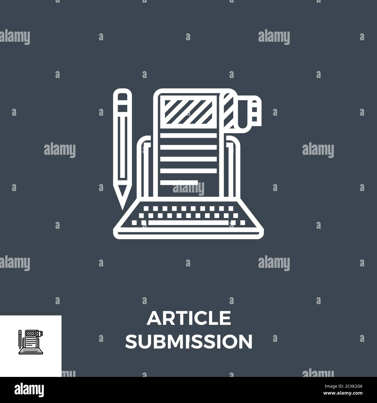 Article Submission Icon Vector Stock Vector Image & Art - Alamy