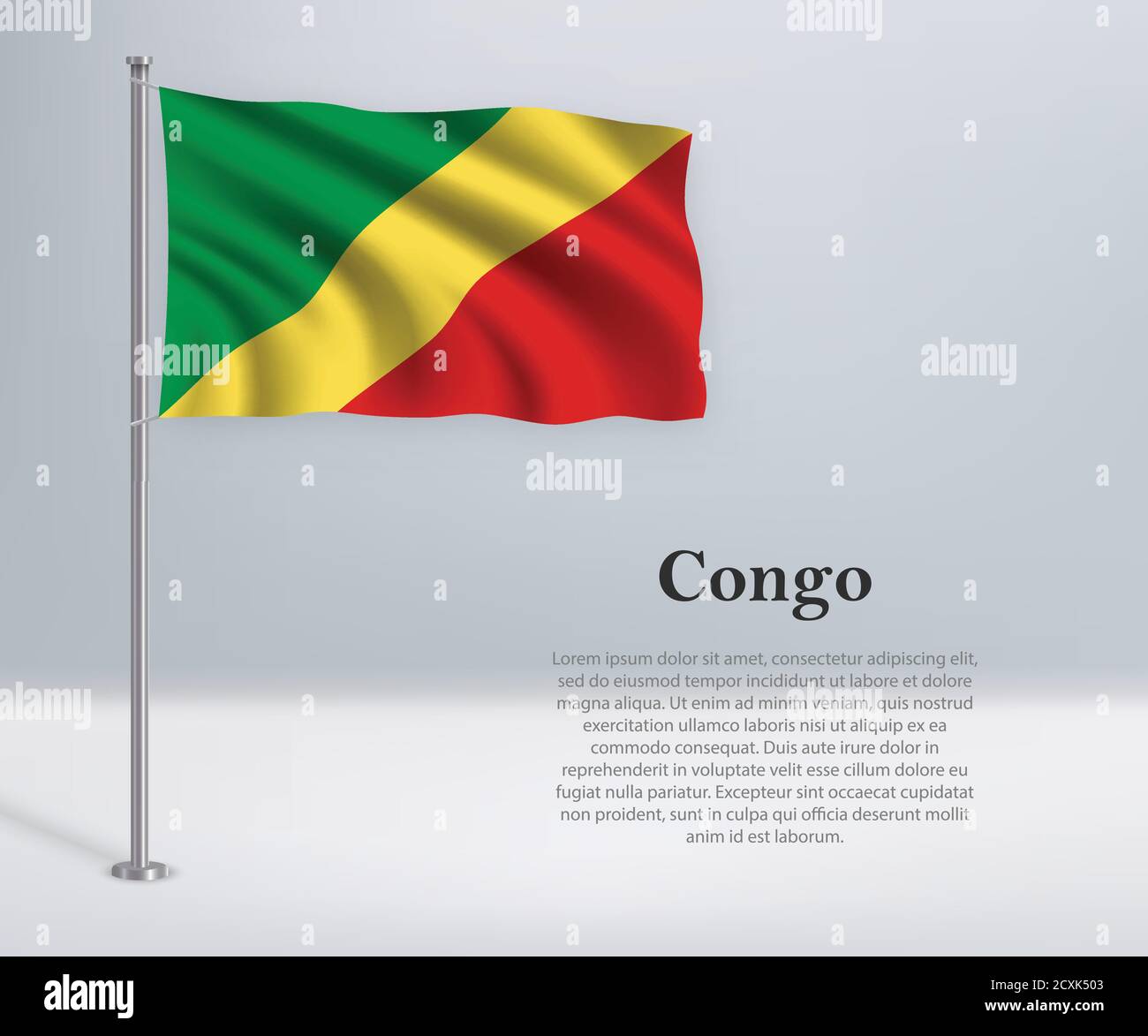 Flag of congo hi-res stock photography and images - Alamy