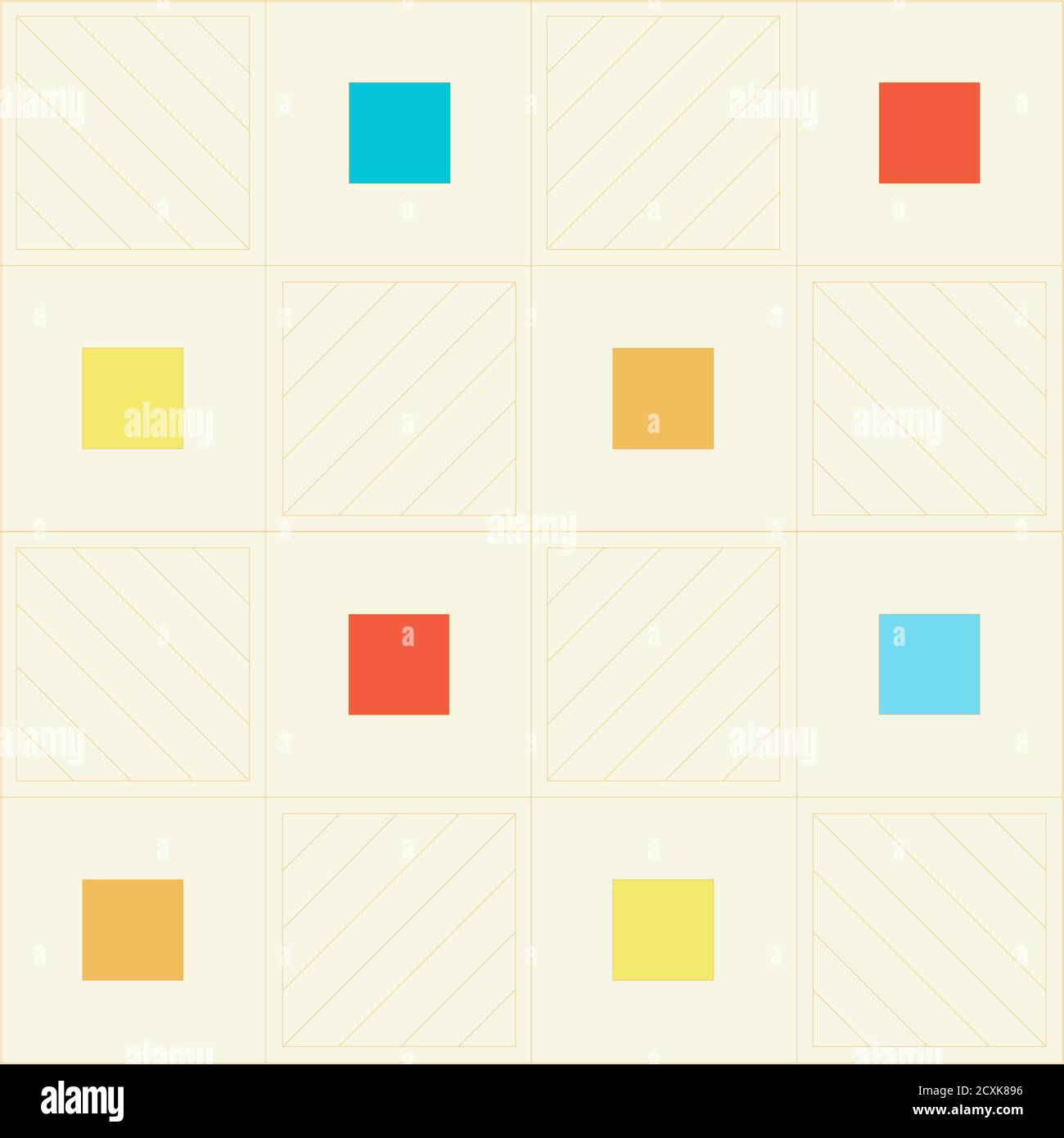 Pattern with multi-colored bright squares. Seamless pattern Stock ...