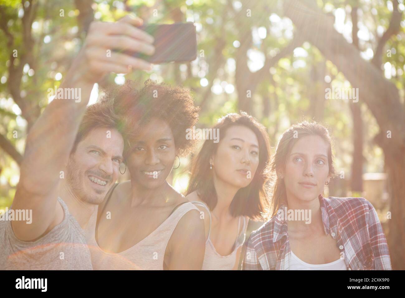 Top view friends taking hi-res stock photography and images - Alamy