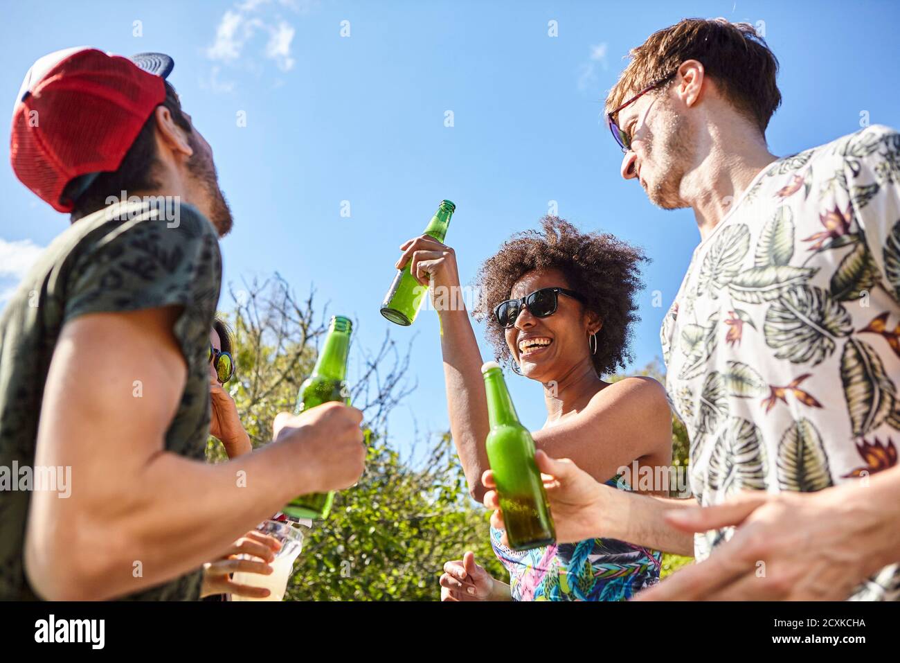 Enjoying pool party hi-res stock photography and images - Alamy